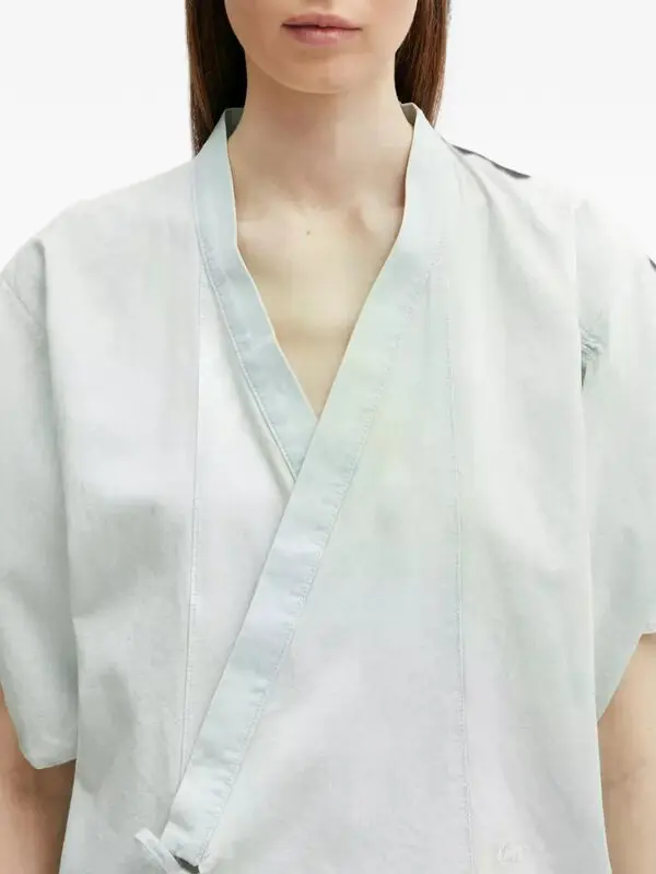Kenzo Wrap-style Short-sleeve Top