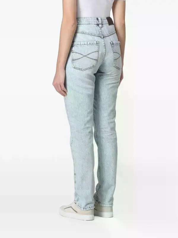 Brunello Cucinelli Five-pocket Straight-leg Jeans