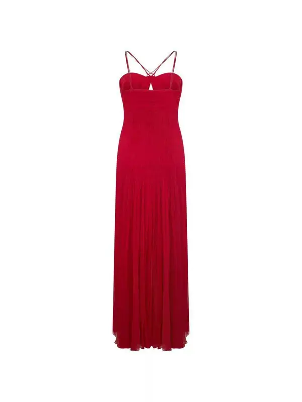 Alberta Ferretti Ruched Maxi Dress
