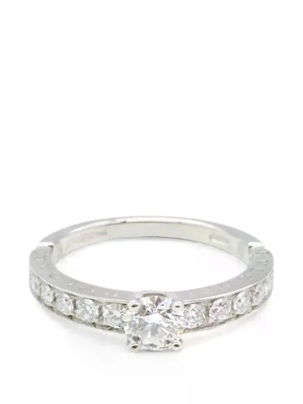 BVLGARI 2020s Diamond Ring - Silver