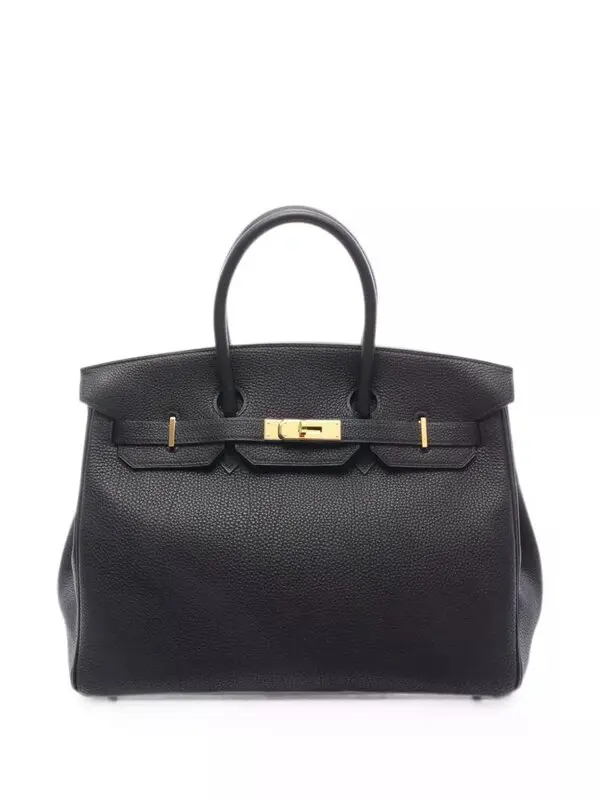 Hermès 2002 35 Birkin Handbag - Black