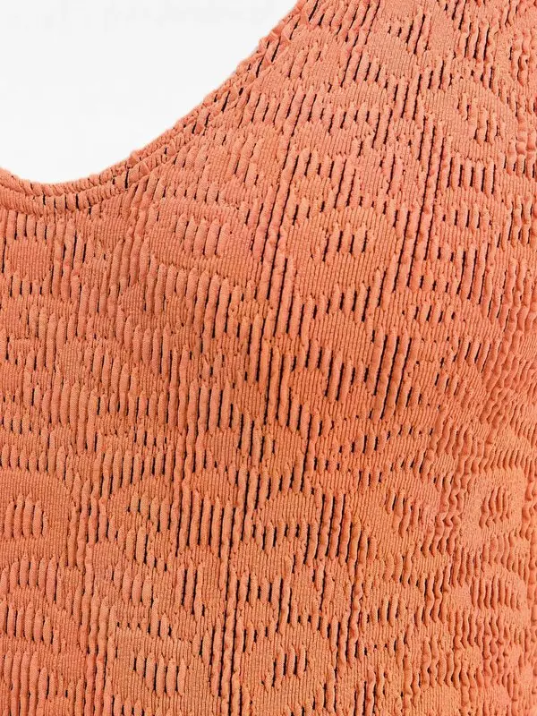 Bond Eye Crinkle Effect Swimsuit