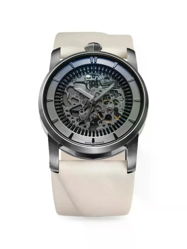FOB PARIS Skeleton Automatic Watch - Grey