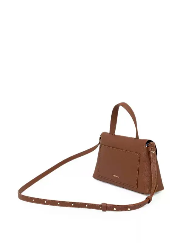 COCCINELLE Grained Calf Leather Shoulder Bag