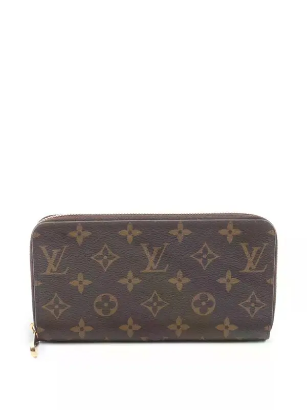 LOUIS VUITTON 2000s Zippy Wallet - Brown