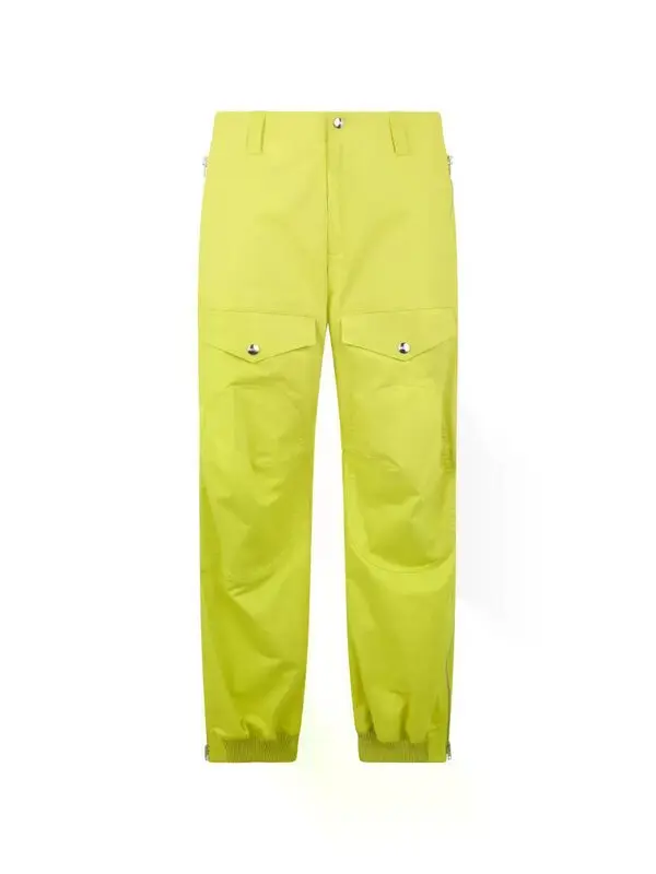 Moschino Elasticated-cuff Straight-leg Trousers - Yellow