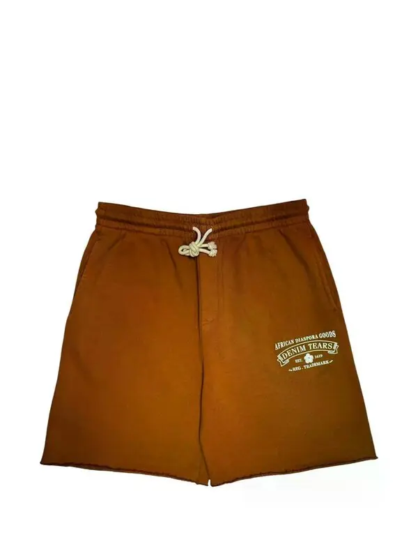 DENIM TEARS African Diaspora Goods Drawstring Shorts