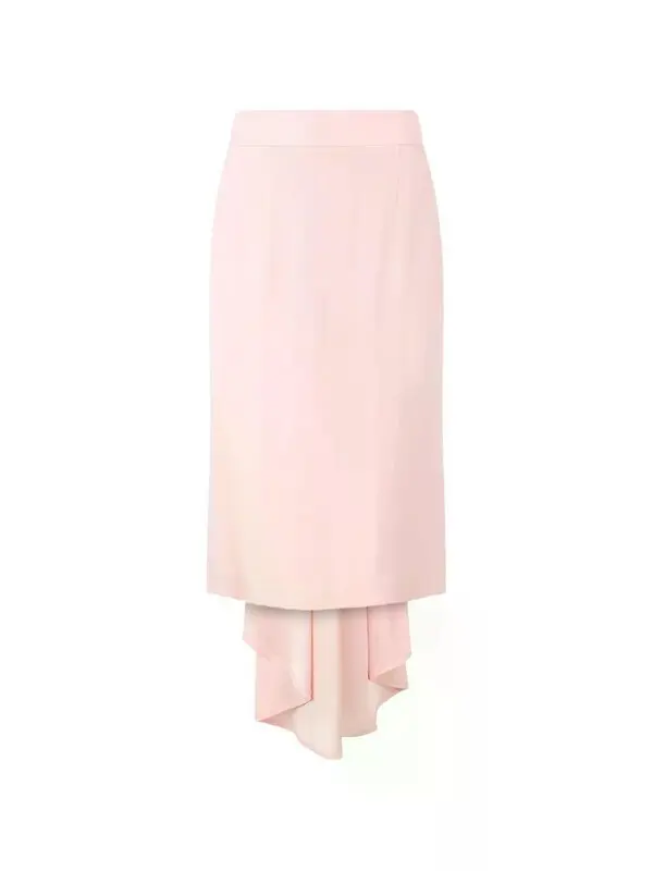 Moschino Draped Midi Skirt - Pink