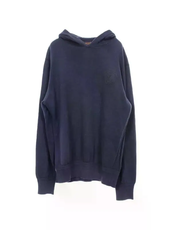LOUIS VUITTON Knitted Hoodie - Blue