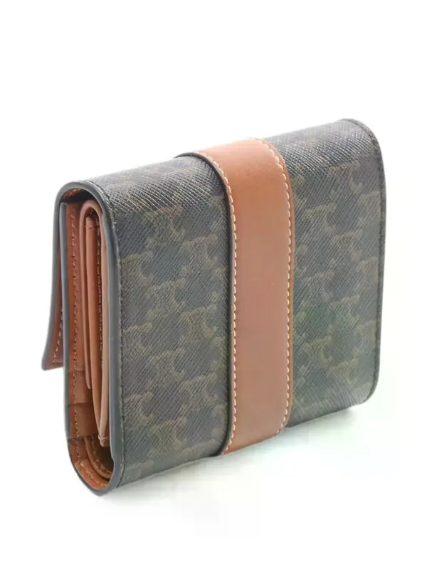 Celine 2010s Triomphe Trifold Wallet