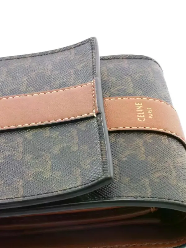Celine 2010s Triomphe Trifold Wallet