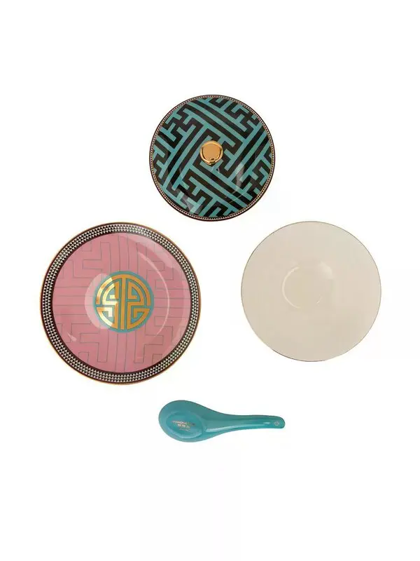 Shanghai Tang Ikat Pattern Tableware Set