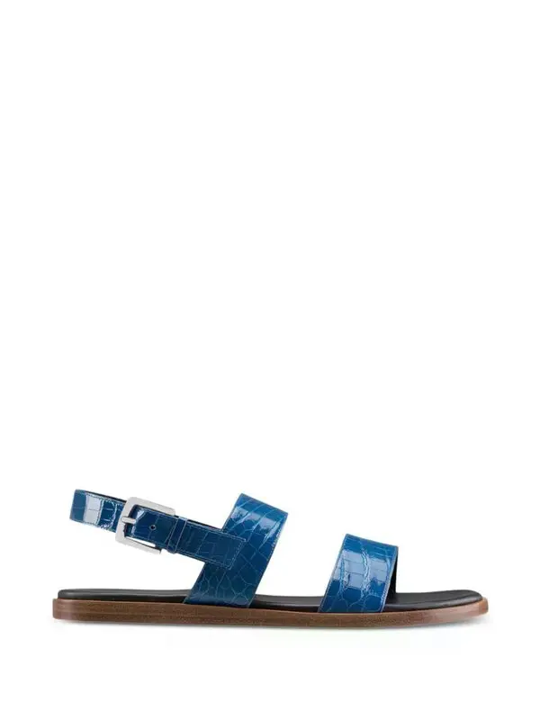 KWANPEN Mojave Crocodile-effect Buckle-fastening Sandals