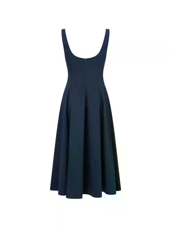 Staud Wells Flared Midi Dress