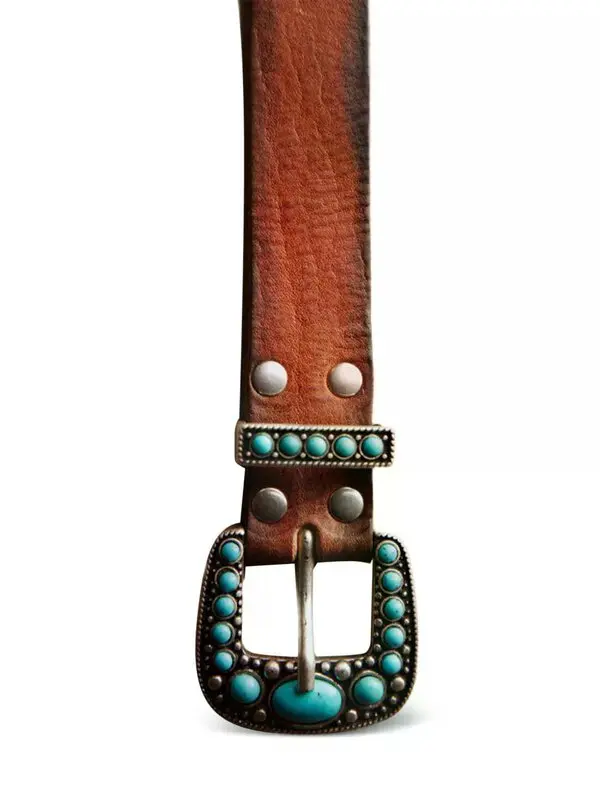 FORTELA Paste Stone Leather Belt