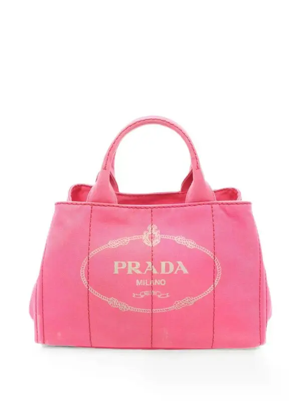 Prada Canapa Tote Bag - Pink