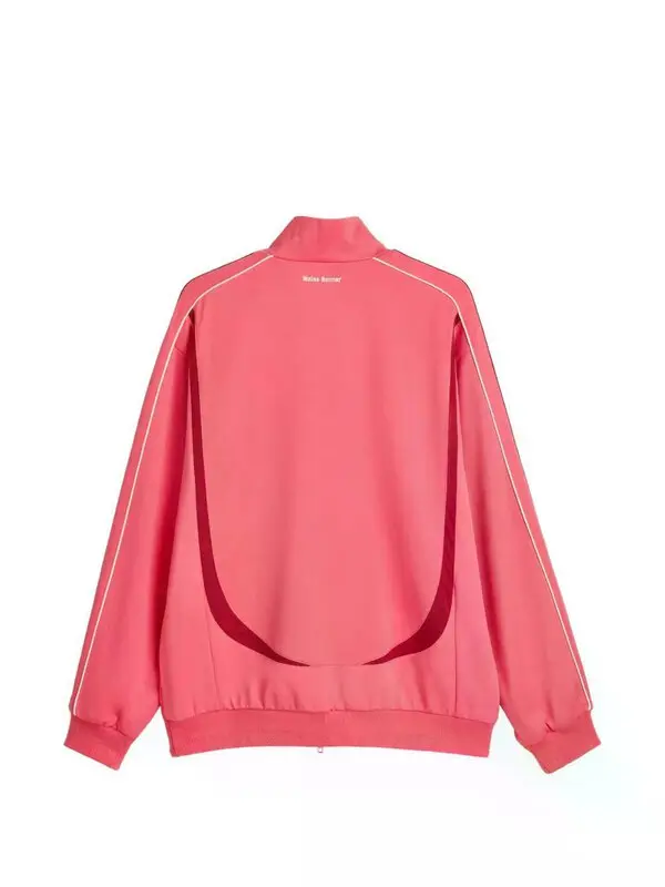 WALES BONNER Logo-embroidered Zip-up Jacket