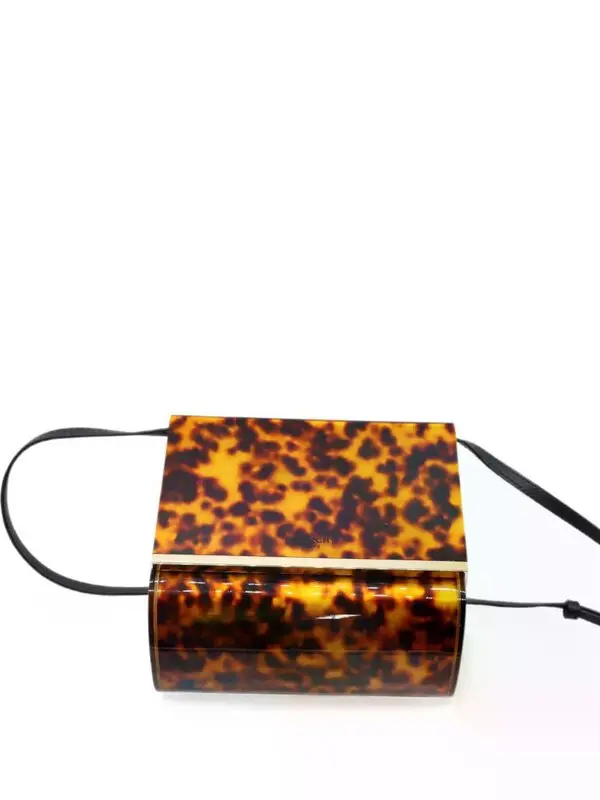 Givenchy 2014 Pandora Animal-print Box Bag - Brown
