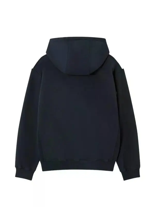 Casablanca Panelled Zip-up Hoodie