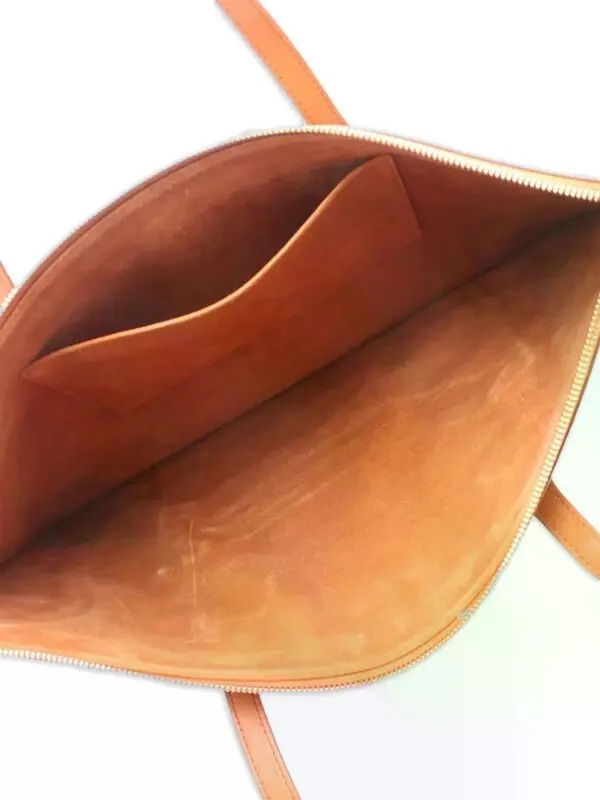 Celine Flat Luggage Leather Tote Bag - Brown