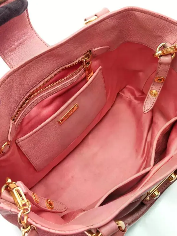 Miu Miu 2000s Madras Tote Bag