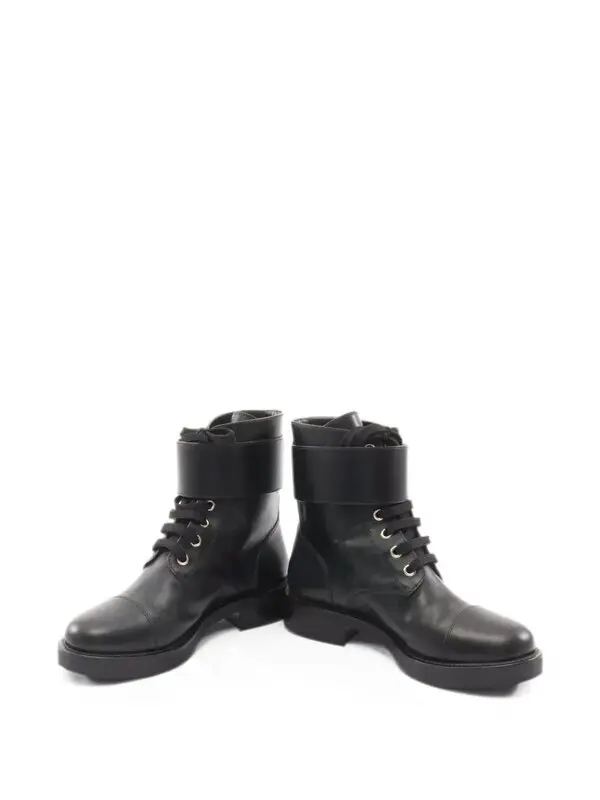 LOUIS VUITTON Wonderland Line Lace Up Ankle Boots