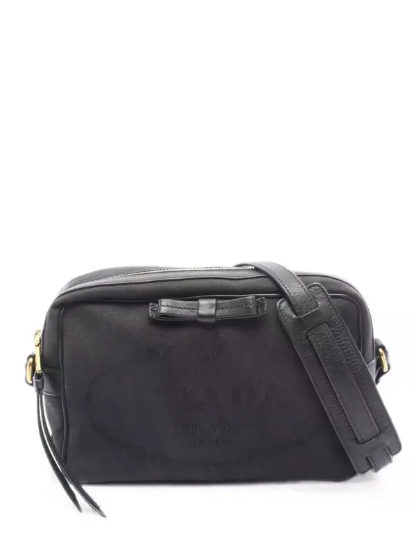 Prada Tessuto Soft Calf Crossbody Bag