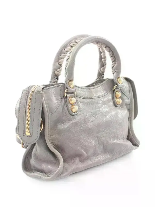 Balenciaga 2000s Giant Mini City Handbag - Grey