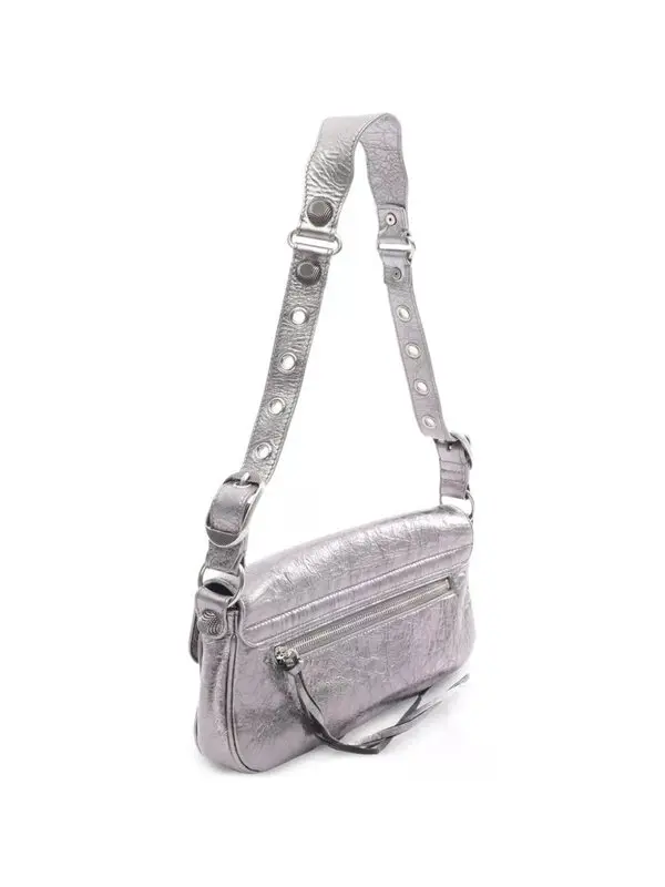 Balenciaga Le Cagoule Shoulder Bag - Silver