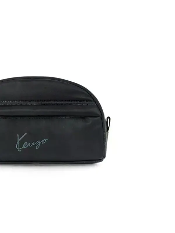Kenzo Logo Embroidered Wash Bag