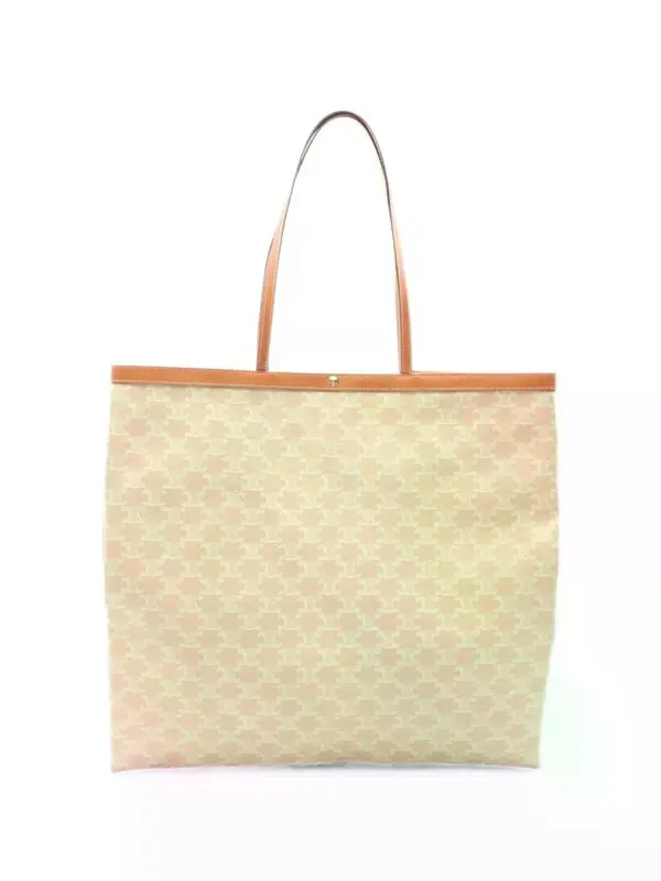 Celine Triomphe Shopper Tote Bag - Neutrals