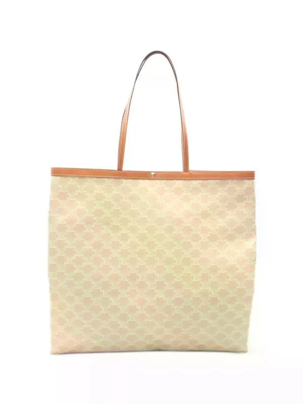 Celine Triomphe Shopper Tote Bag - Neutrals
