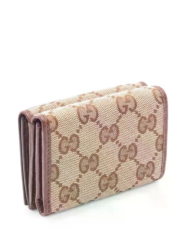 Gucci X Balenciaga 2010s Leather Trifold Wallet