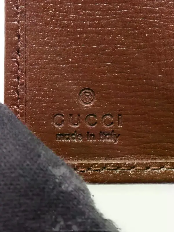 Gucci X Balenciaga 2010s Leather Trifold Wallet