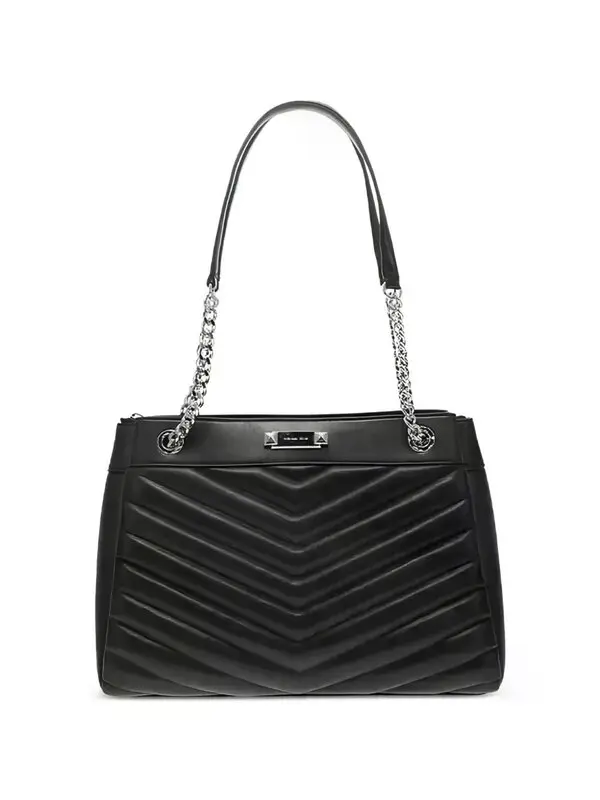 Michael Kors Medium Whitney Quilted Leather Tote Bag - Black