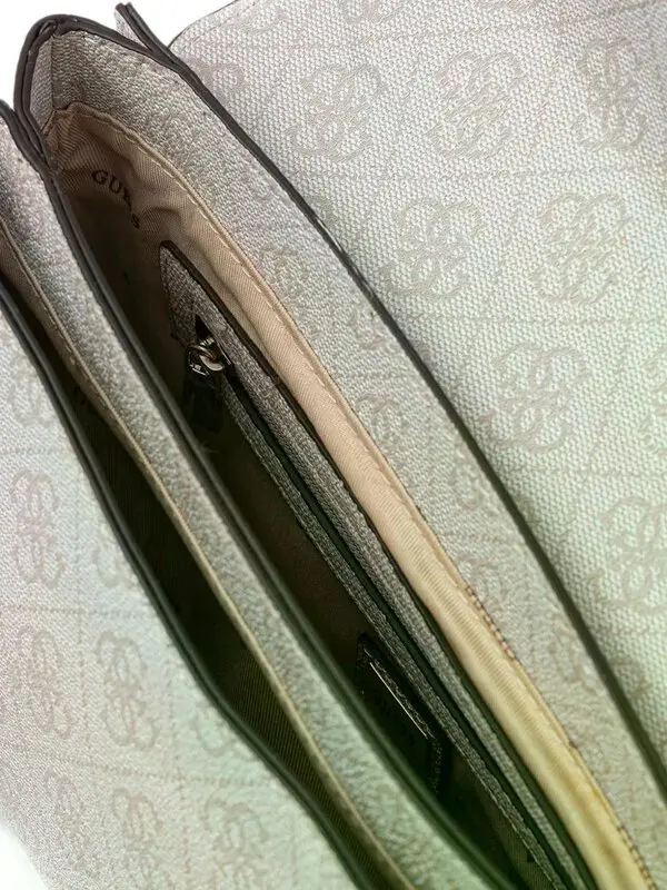 Guess Leona Monogram Shoulder Bag