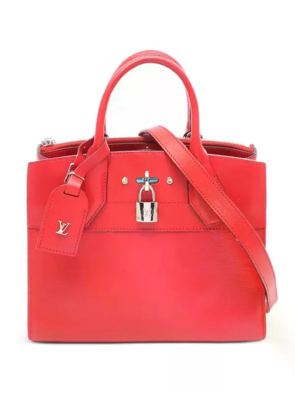 LOUIS VUITTON City Steamer Tote Bag - Red