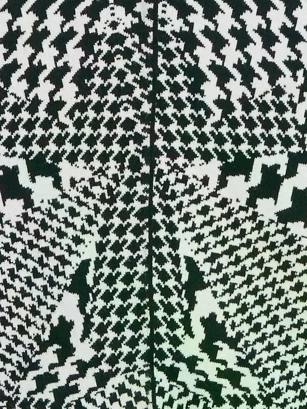Alexander McQueen Houndstooth Knitted Cardigan