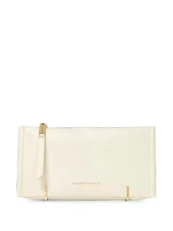 Elisabetta Franchi Logo Plaque Clutch Bag