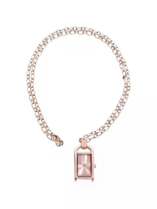 INVICTA Rectangular-frame 17.5mm Necklace Watch