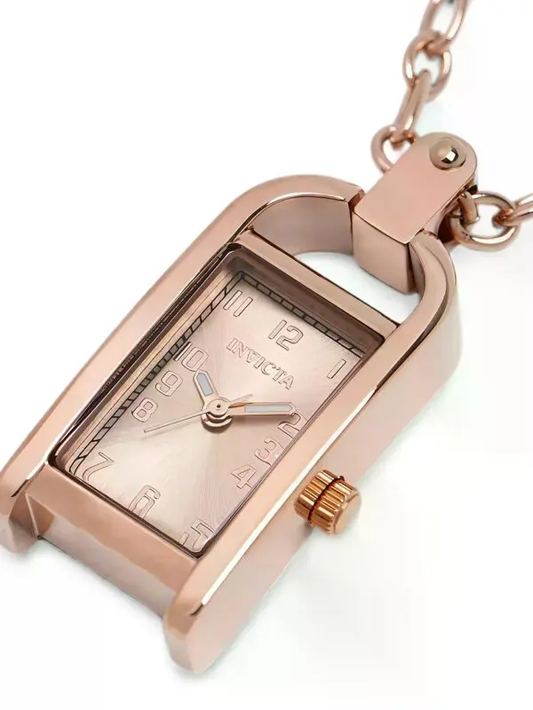 INVICTA Rectangular-frame 17.5mm Necklace Watch