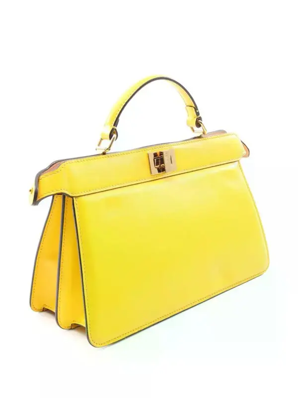 Fendi Peekaboo Iseeu East-west Handbag - Yellow
