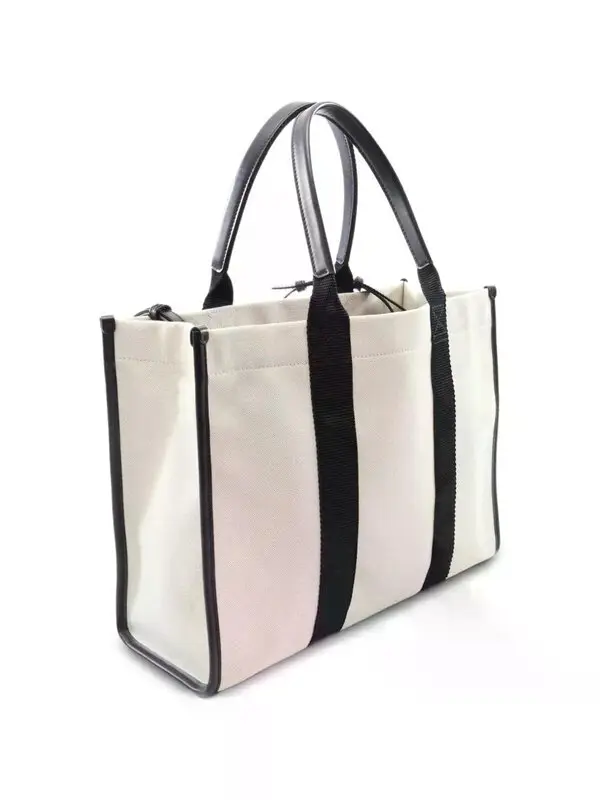 Balenciaga Leather-trimmed Canvas Tote Bag