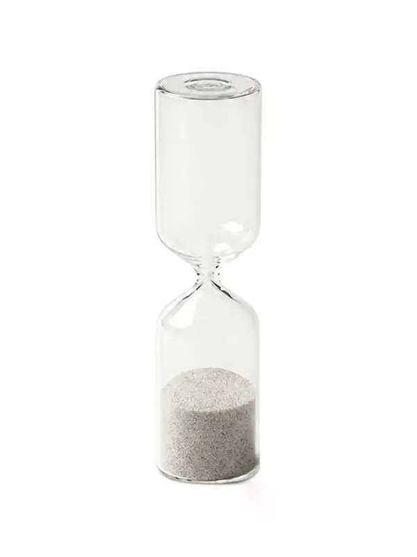 BITOSSI HOME Mini Cylindrical Hourglass - White