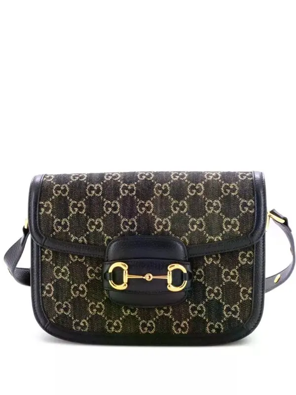 Gucci Horsebit 1955 Small Shoulder Bag - Black
