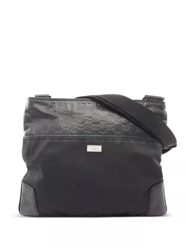 Gucci Guccissima Shoulder Bag - Black