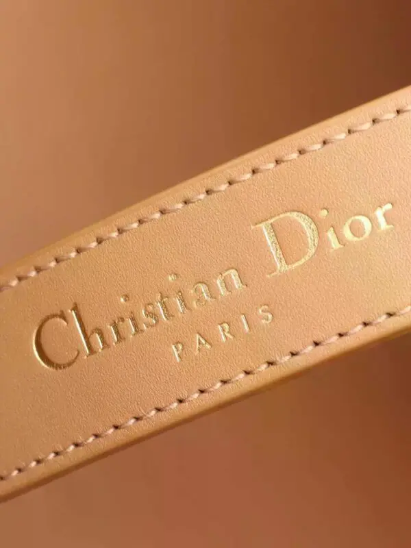 Dior Large Calfskin Macrocannage Toujours Tote Bag - Brown