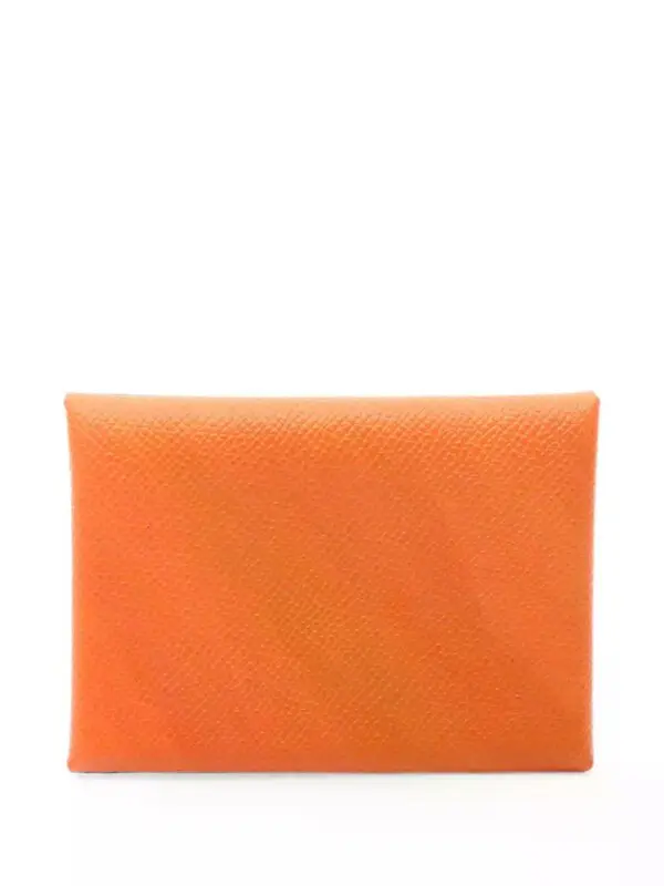 Hermès Calviduo Leather Coin Purse