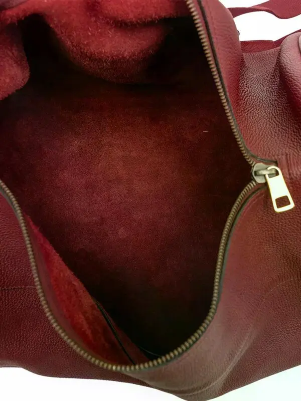 Gucci Grained Leather Vertical Zip Sling Bag
