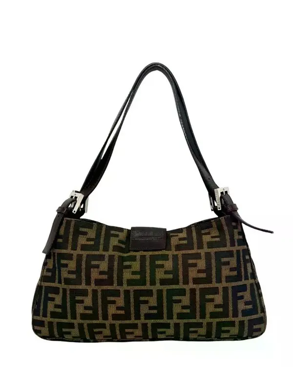 Fendi Zucca Canvas Shoulder Bag